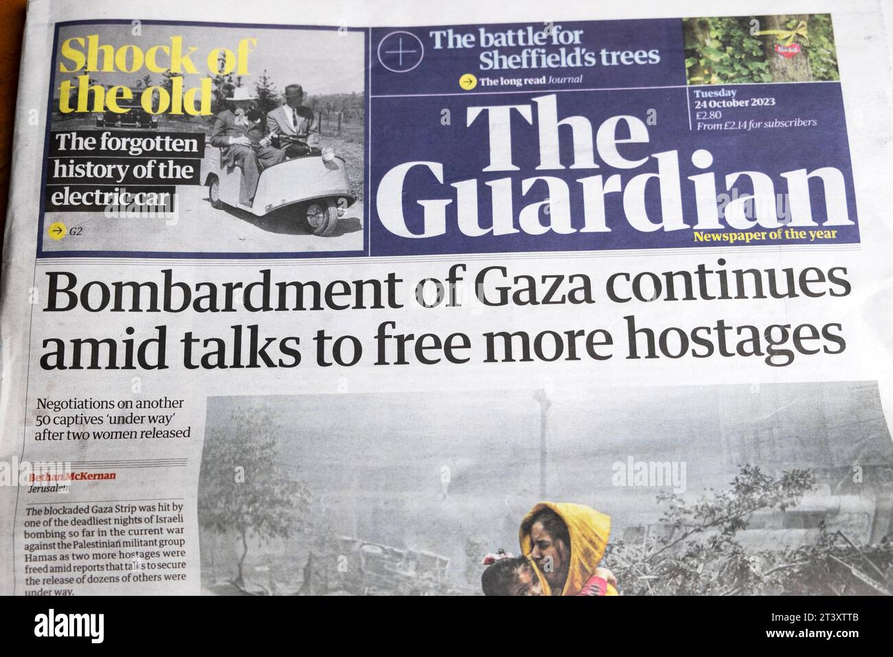 'Bombardment of Gaza continues amid talks to free more hostages ...