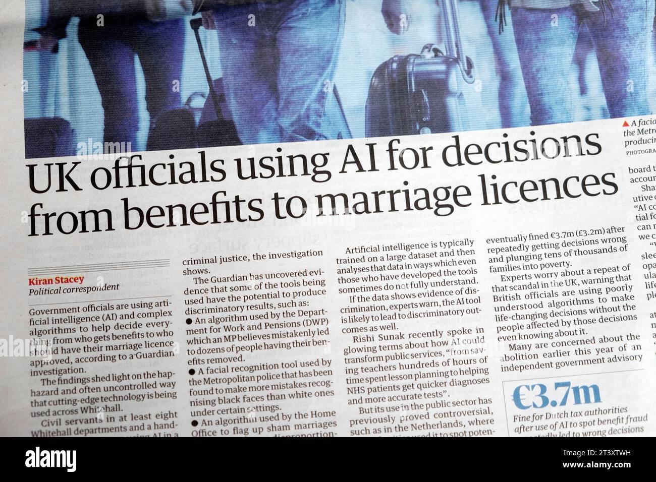 'UK officials using AI for decisions from benefits to marriage licenses ...