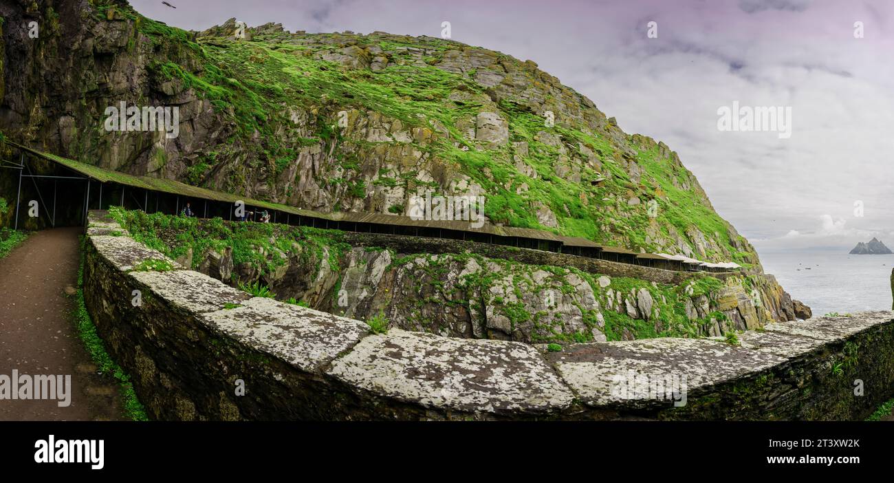 Skellig michael stairs hi-res stock photography and images - Alamy