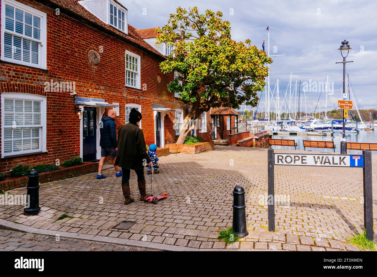 Hamble marina. Hamble-le-Rice, Eastleigh, Hampshire, England, United ...