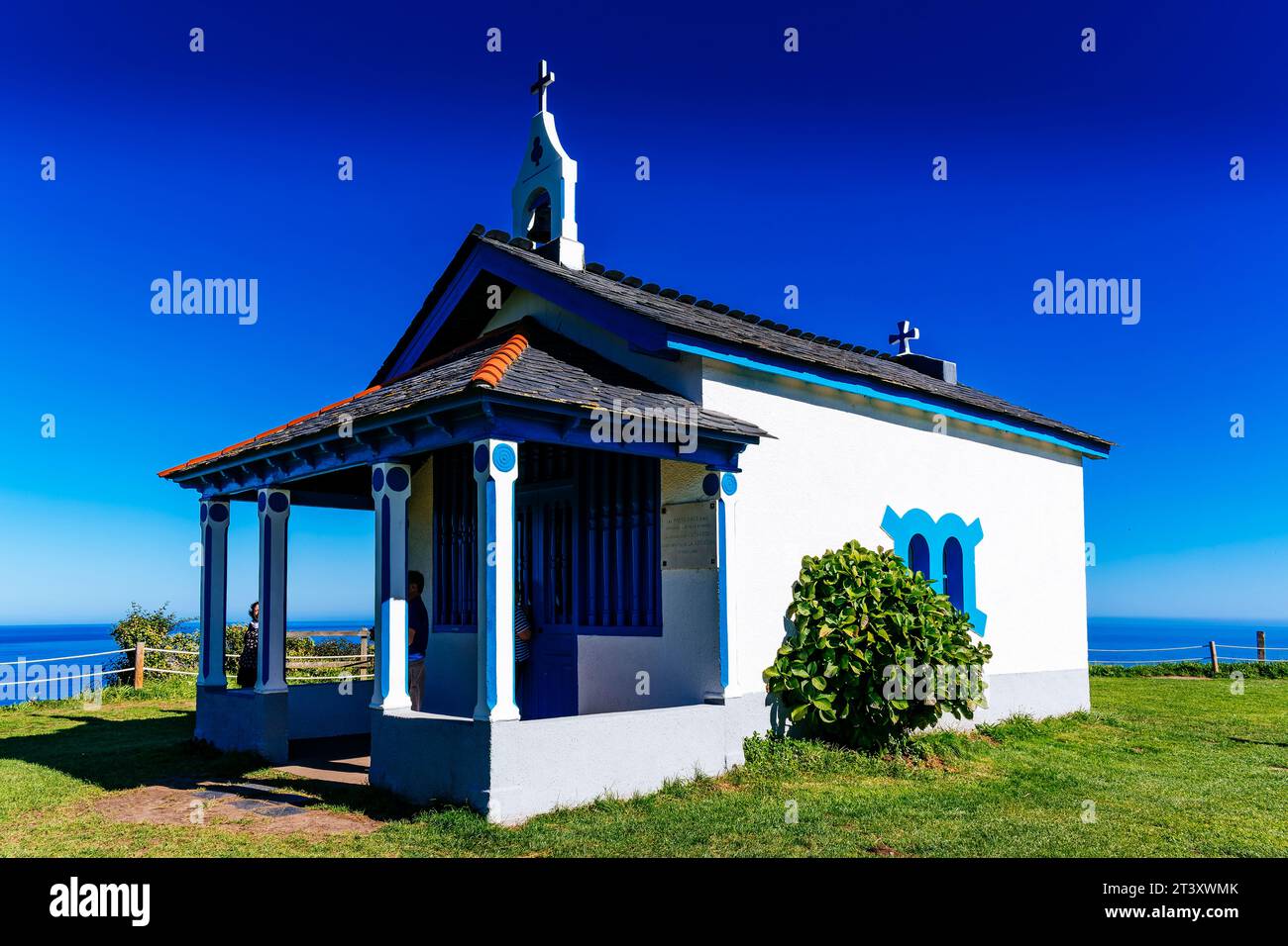 The hermitage of La Regalina located on a promontory with incredible ...