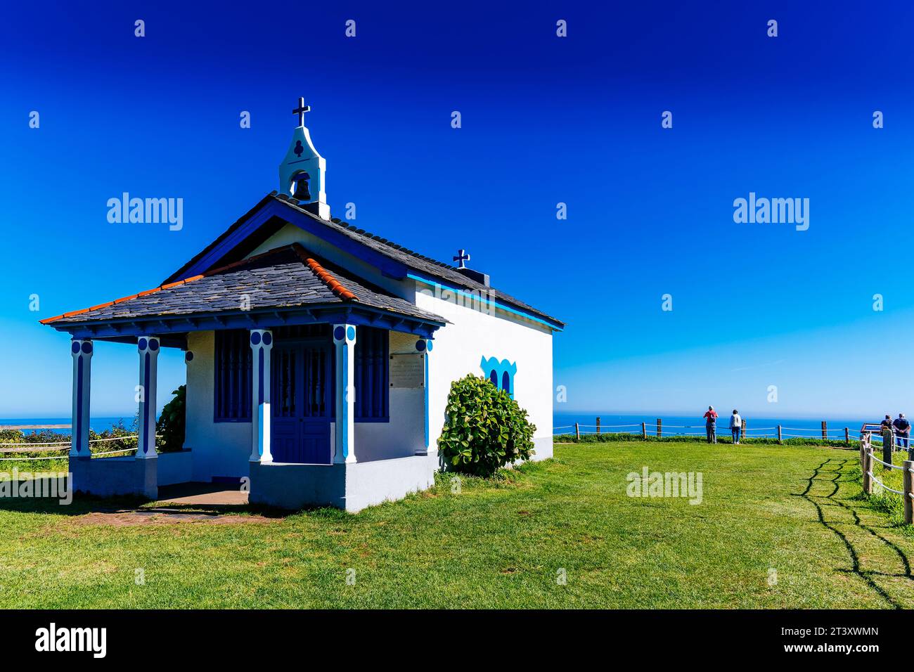 The hermitage of La Regalina located on a promontory with incredible ...