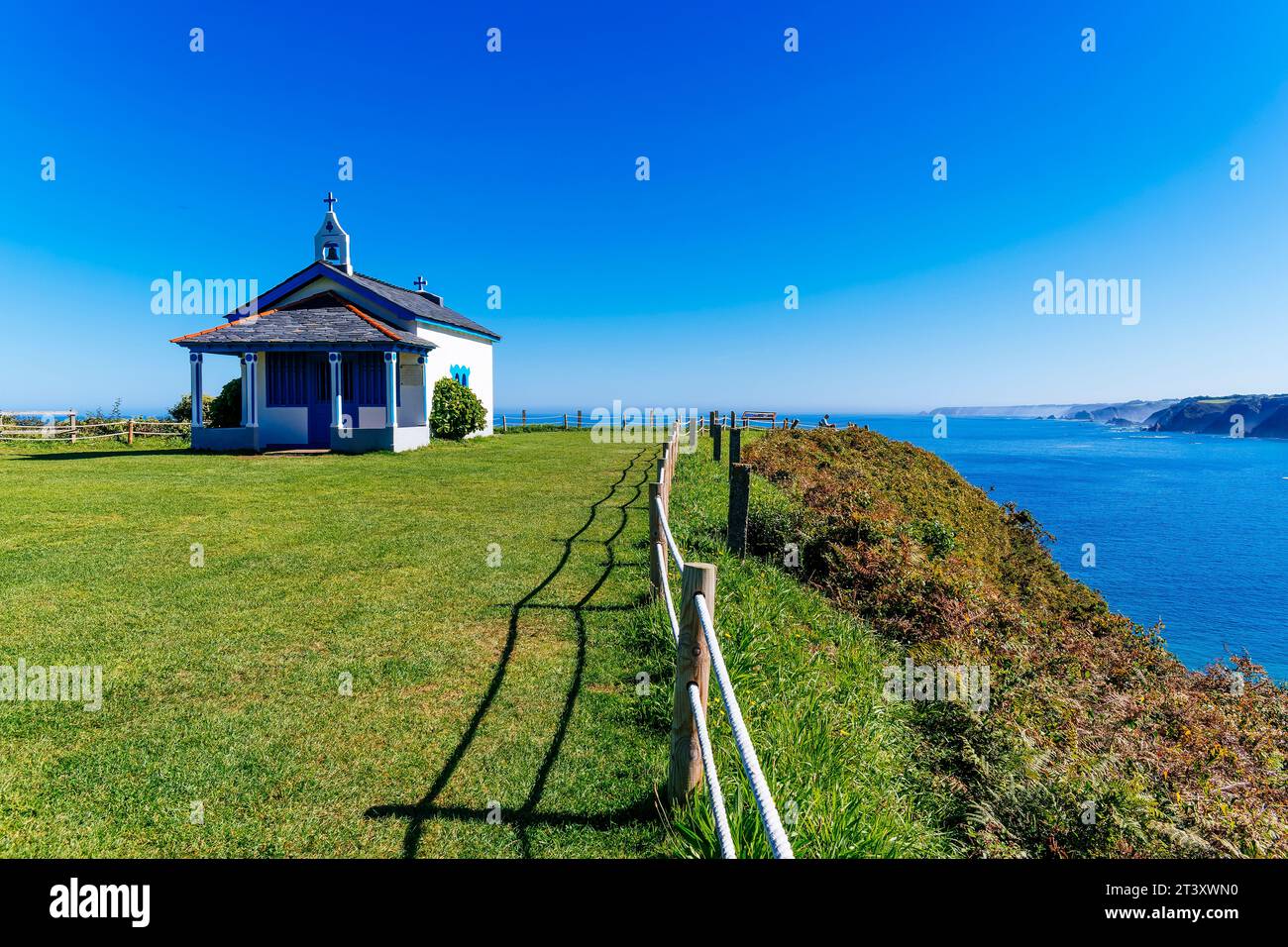 The hermitage of La Regalina located on a promontory with incredible ...