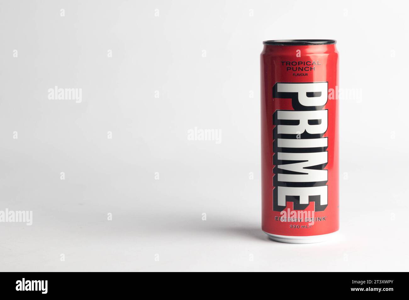 London, United Kingdom, 18th October 2023:- A Can of Tropical Punch ...