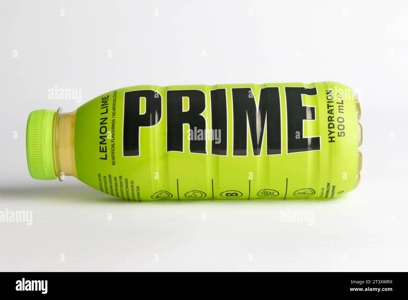 London, United Kingdom, 18th October 2023:- A bottle of Lemon Lime ...