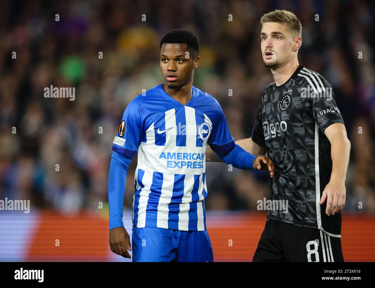 BRIGHTON, UK - 26th Oct 2023: Ansu Fati of Brighton & Hove Albion looks ...