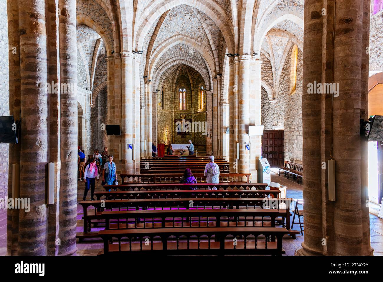 Monastery of Santo Toribio de Liébana. The most important building is ...
