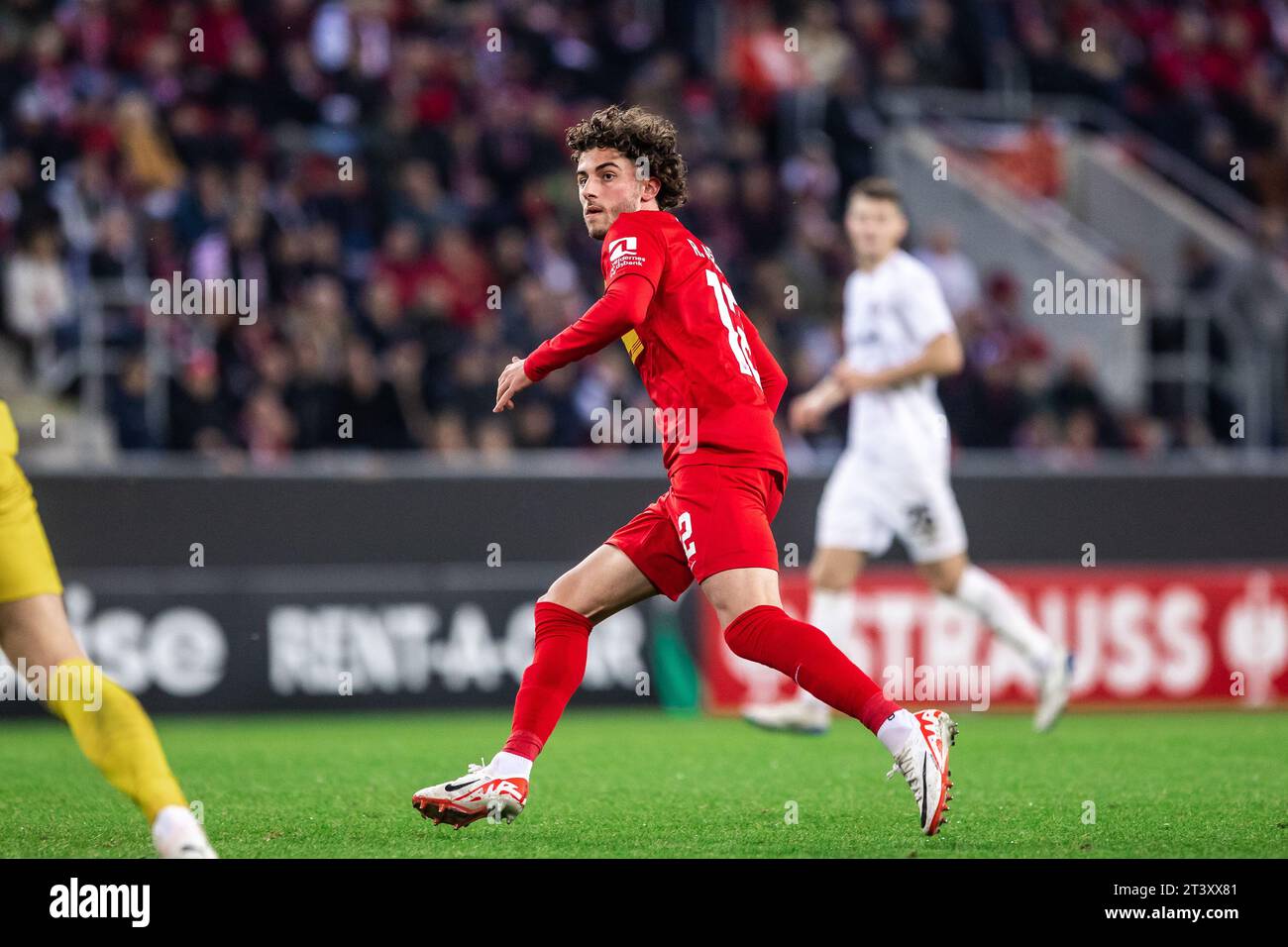 Trnava, Slovakia. 26th Oct, 2023. Rocco Ascone (12) of FC Nordsjaelland ...
