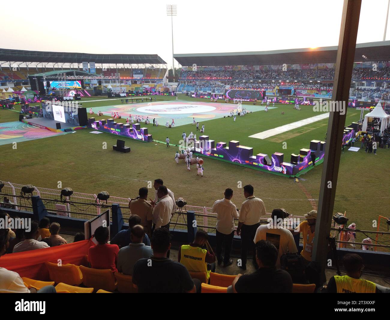 National Games opening ceremony at Fatorda Stadium Stock Photo - Alamy