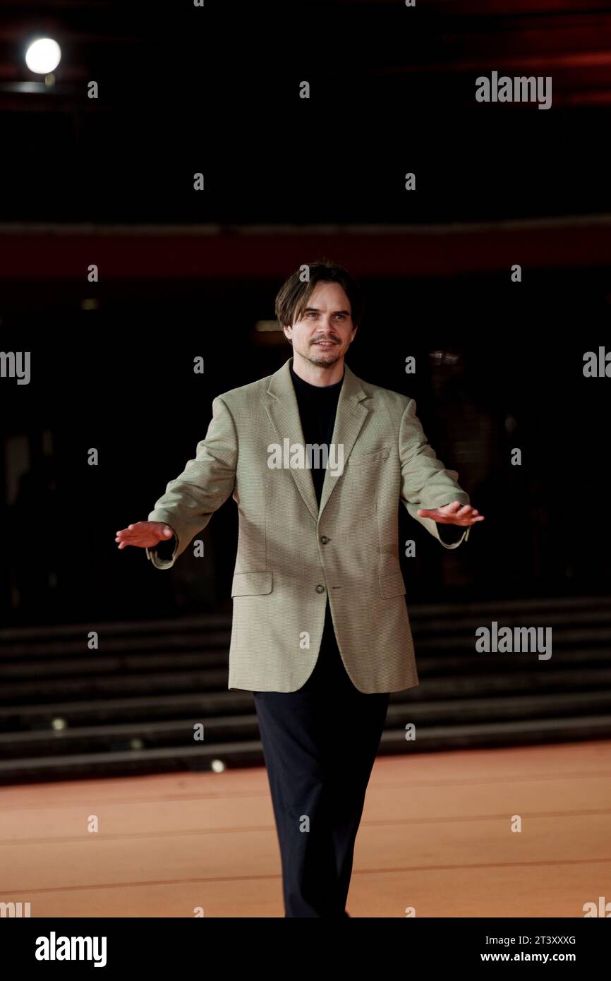 ROME, ITALY - OCTOBER 26: Kristoffer Borgli attends a red carpet for ...