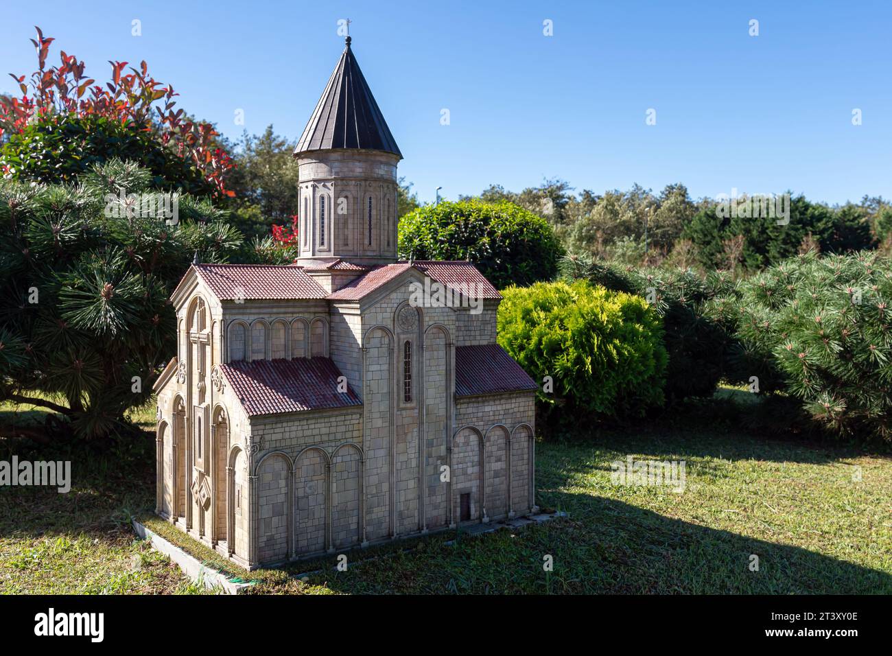 Natanebi (Shekvetili, Ozurgeti), Georgia - October 12, 2023: Park of ...
