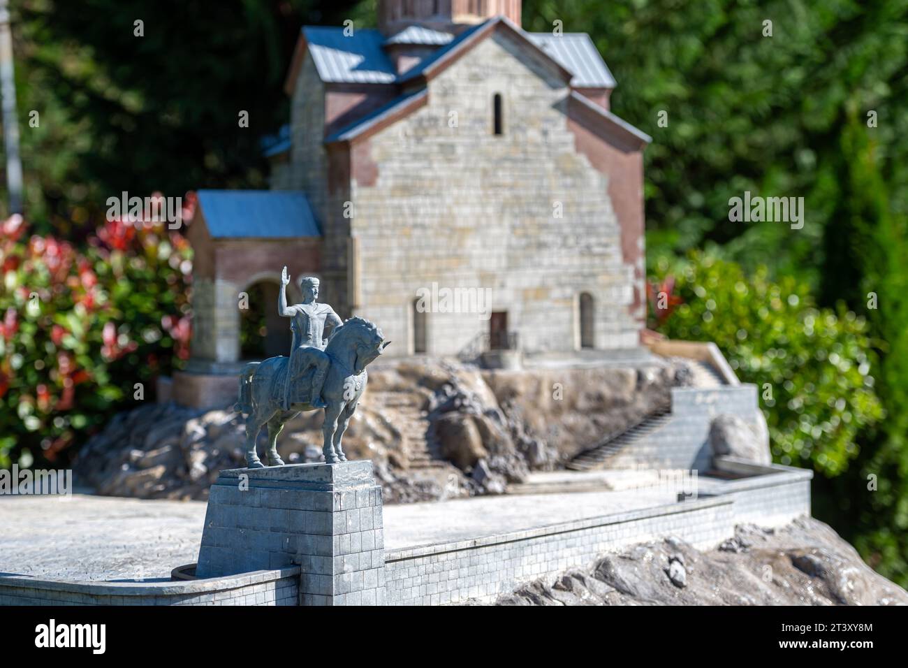 Natanebi (Shekvetili, Ozurgeti), Georgia - October 12, 2023: Park of ...
