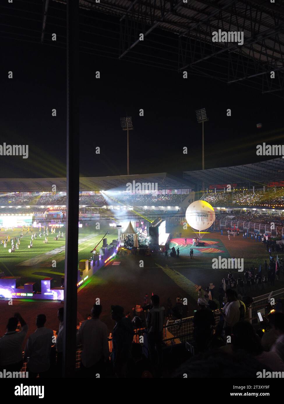 National Games opening ceremony at Fatorda Stadium Stock Photo - Alamy