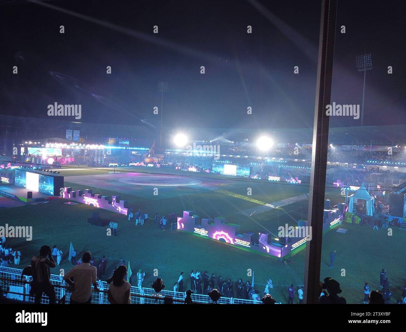 National Games opening ceremony at Fatorda Stadium Stock Photo - Alamy