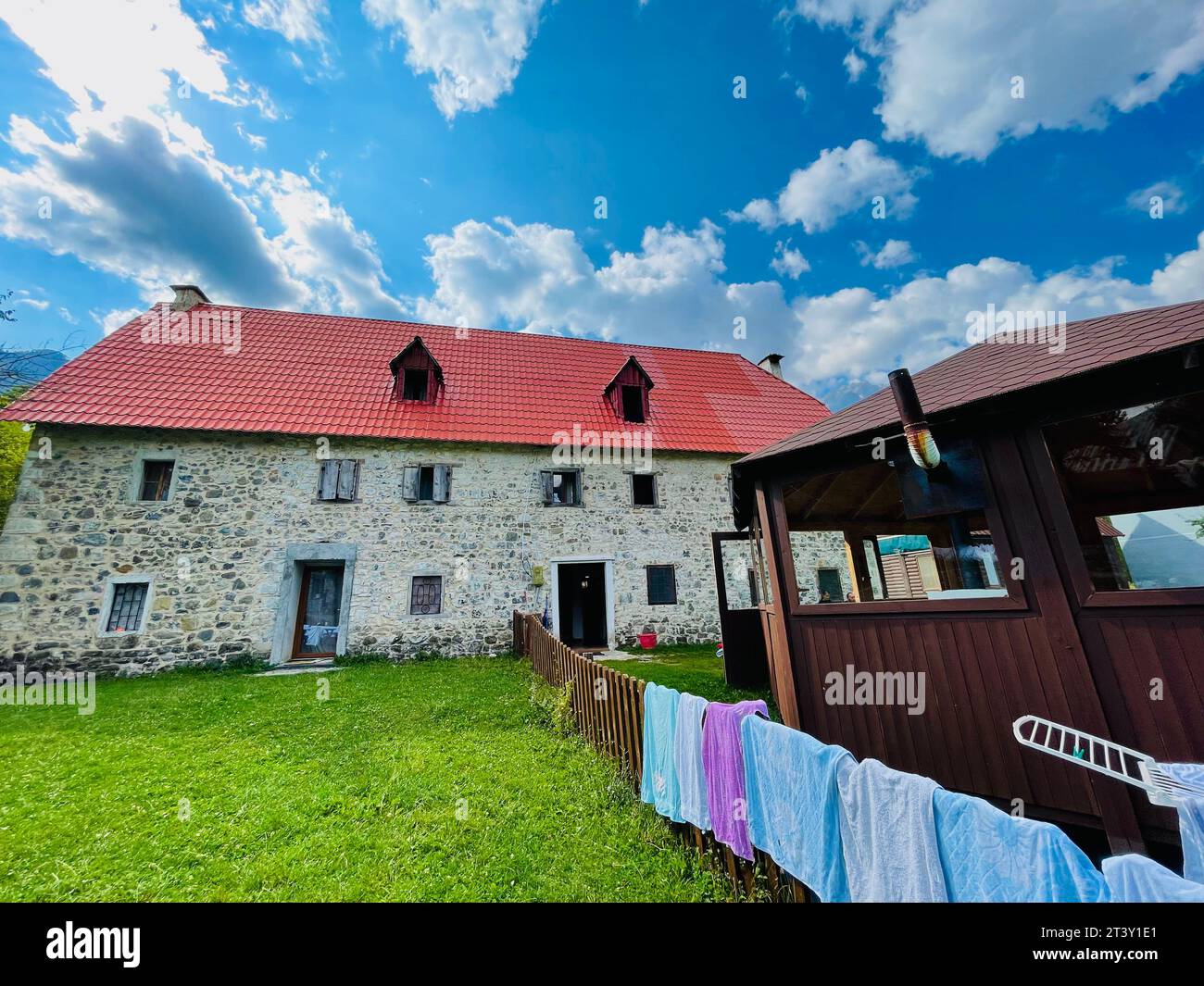 Beautiful guest house in the valley of Theth national park, Albania ...