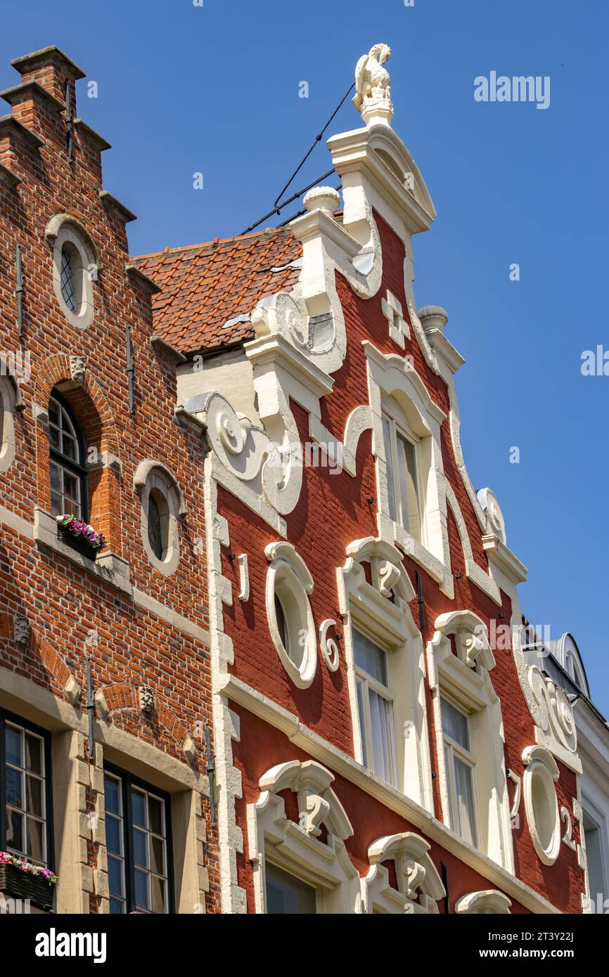 Brick stepped gable tower hi-res stock photography and images - Alamy