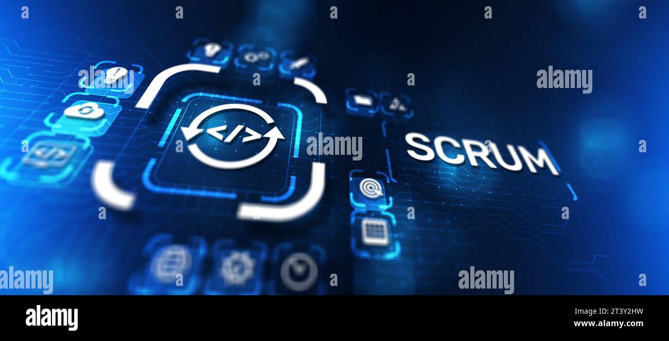 SCRUM, Agile development methodology, programming and application ...