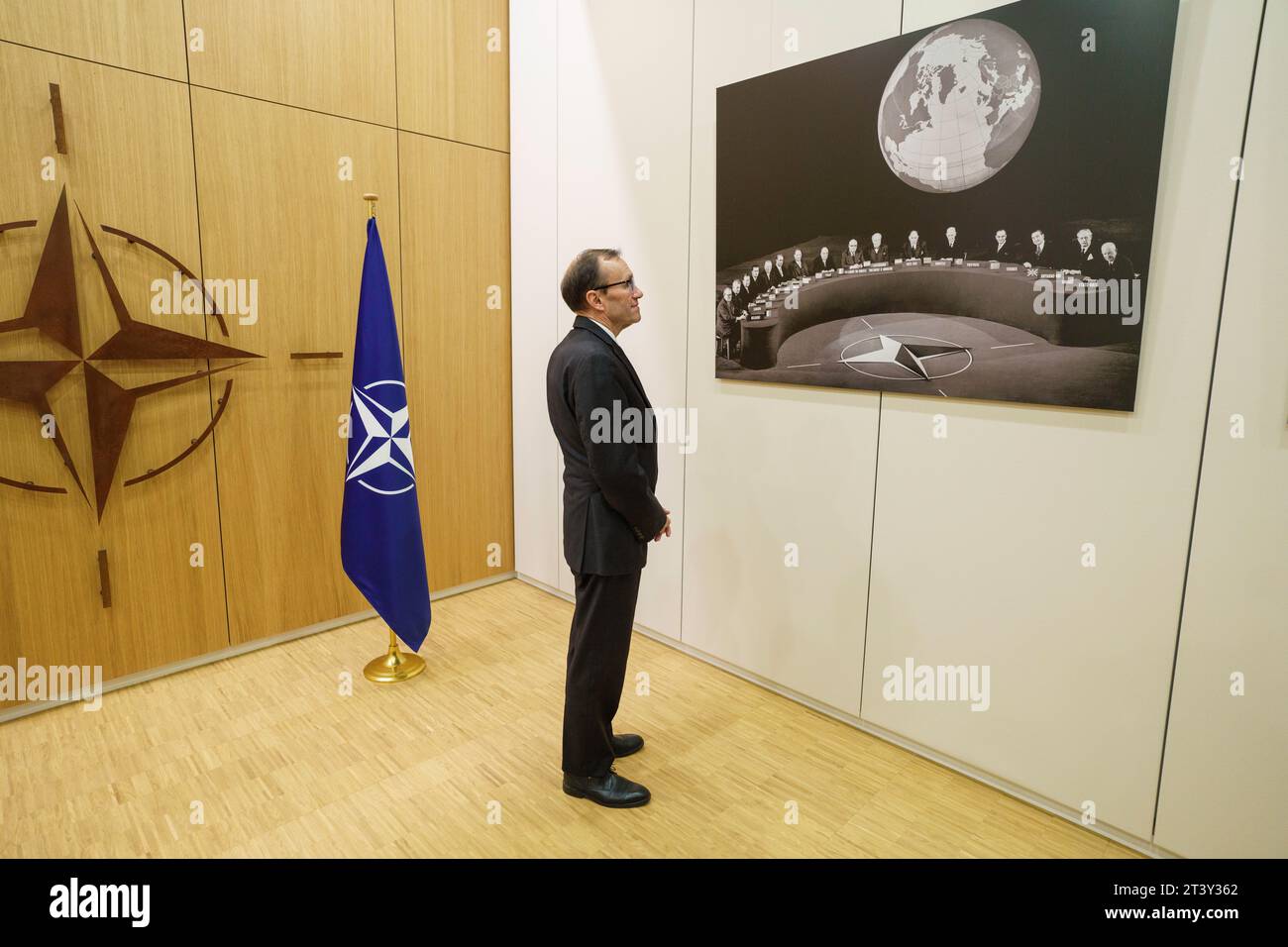 Brussels, Belgium 20231027.Norwegian Foreign Minister Espen Barth Eide ...
