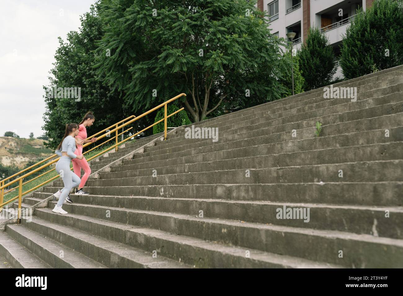 Active Friends Exercising in Urban Environment: Inspiring Outdoor ...