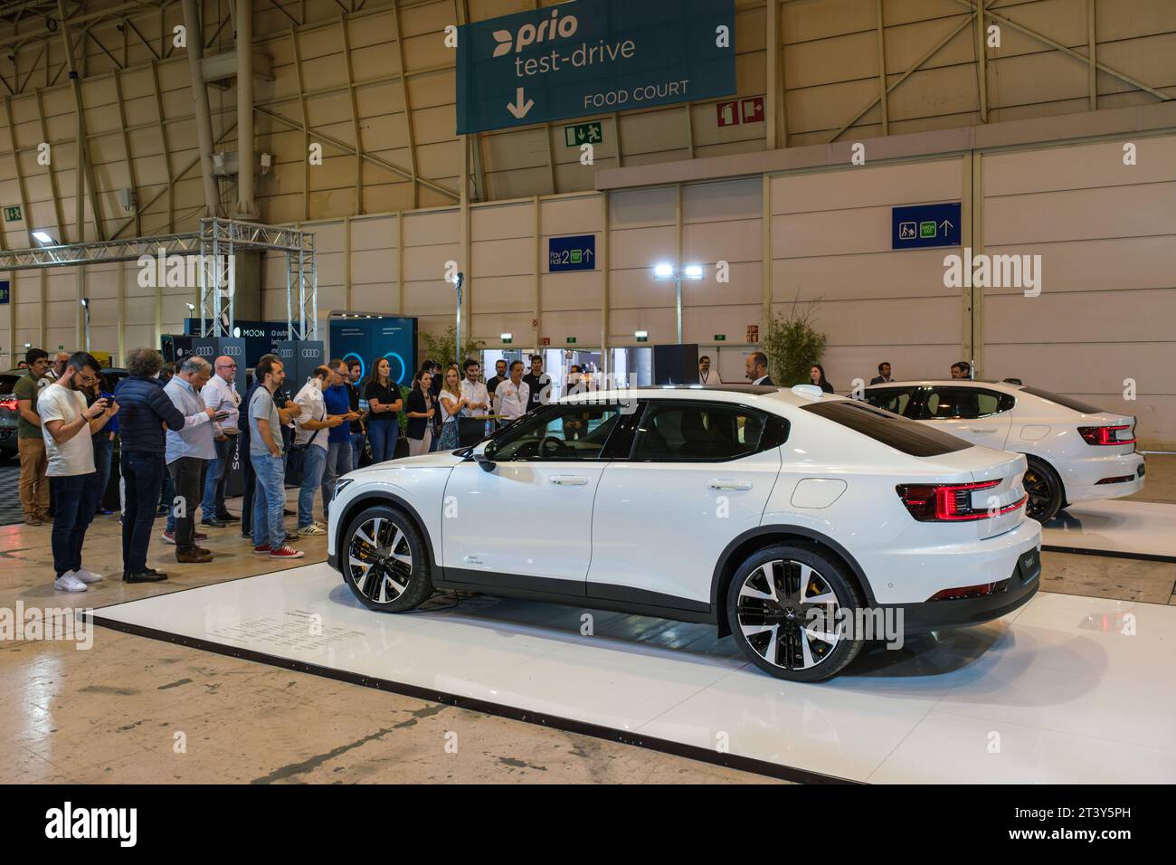 Polestar 2 electric car at ECAR SHOW - Hybrid and Electric Motor Show ...