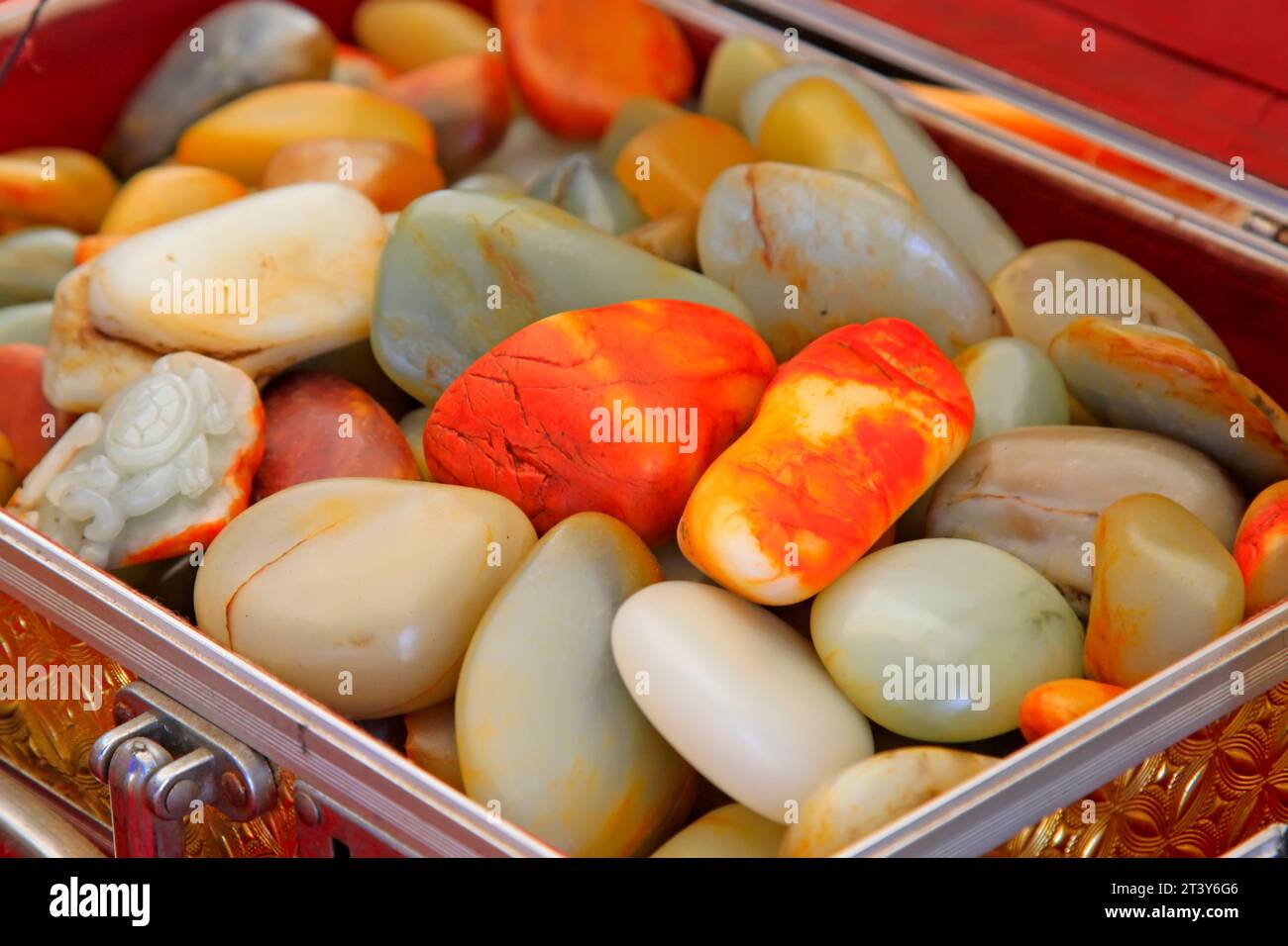 fine jade seed makings in a shop, closeup of photo Stock Photo - Alamy
