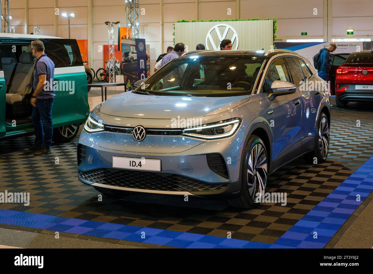 VW ID.4 electric car at ECAR SHOW - Hybrid and Electric Motor Show ...