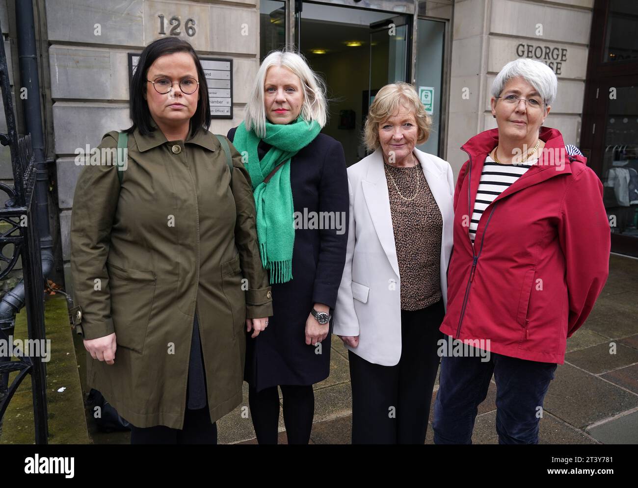 L-r Natasha Hamilton, Alison Leitch,Cathie Russell and Sheila Hall from ...