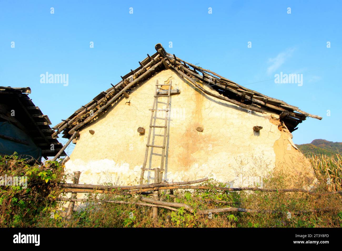 broken homes in rural areas, closeup of photo Stock Photo - Alamy