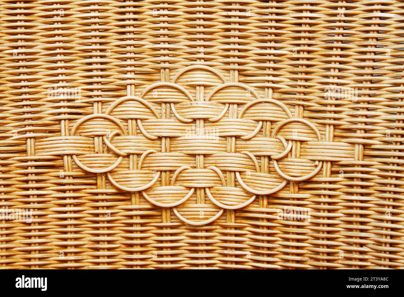 Handmade bamboo weaving decorative pattern in a market Stock Photo - Alamy
