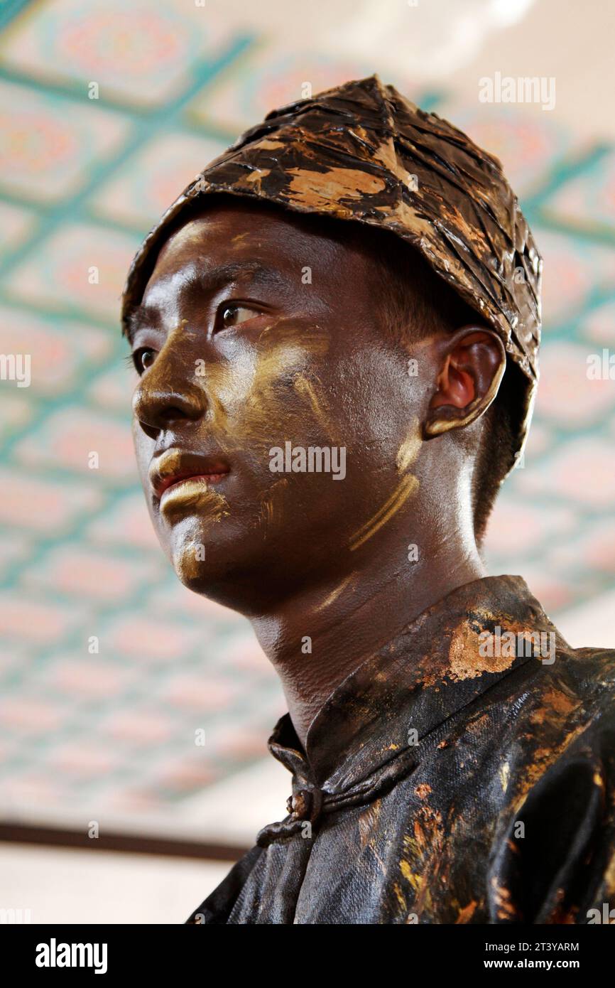 traditional Chinese style character sculpture, closeup of photo Stock ...