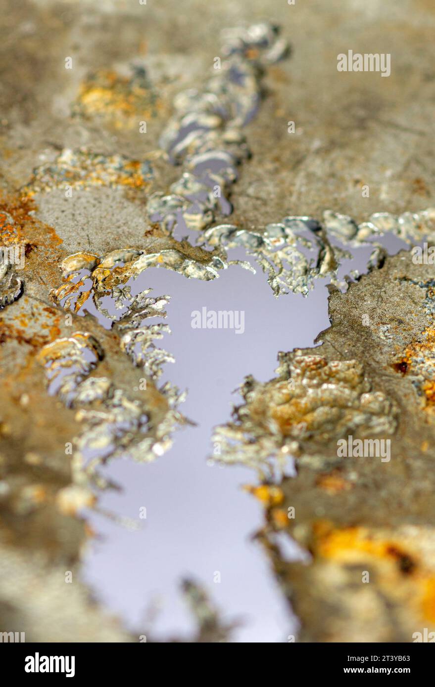 macro detail of corroded stainless steel Stock Photo - Alamy
