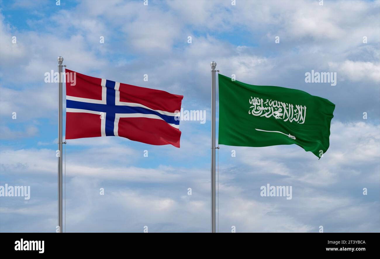 Norway saudi arabia flag hi-res stock photography and images - Alamy