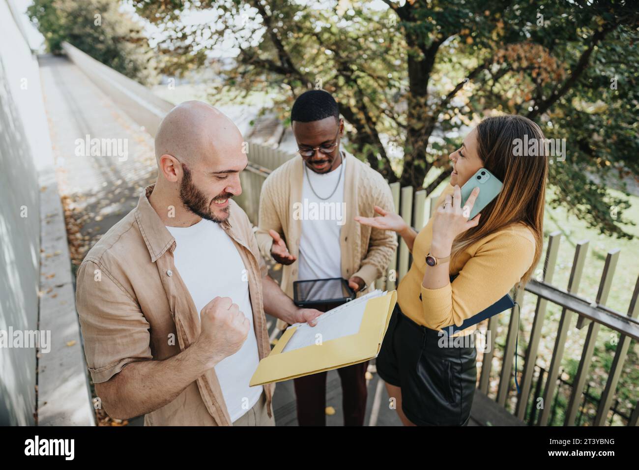 Multiracial Corporate Team Collaborating on Business Expansion Strategy ...