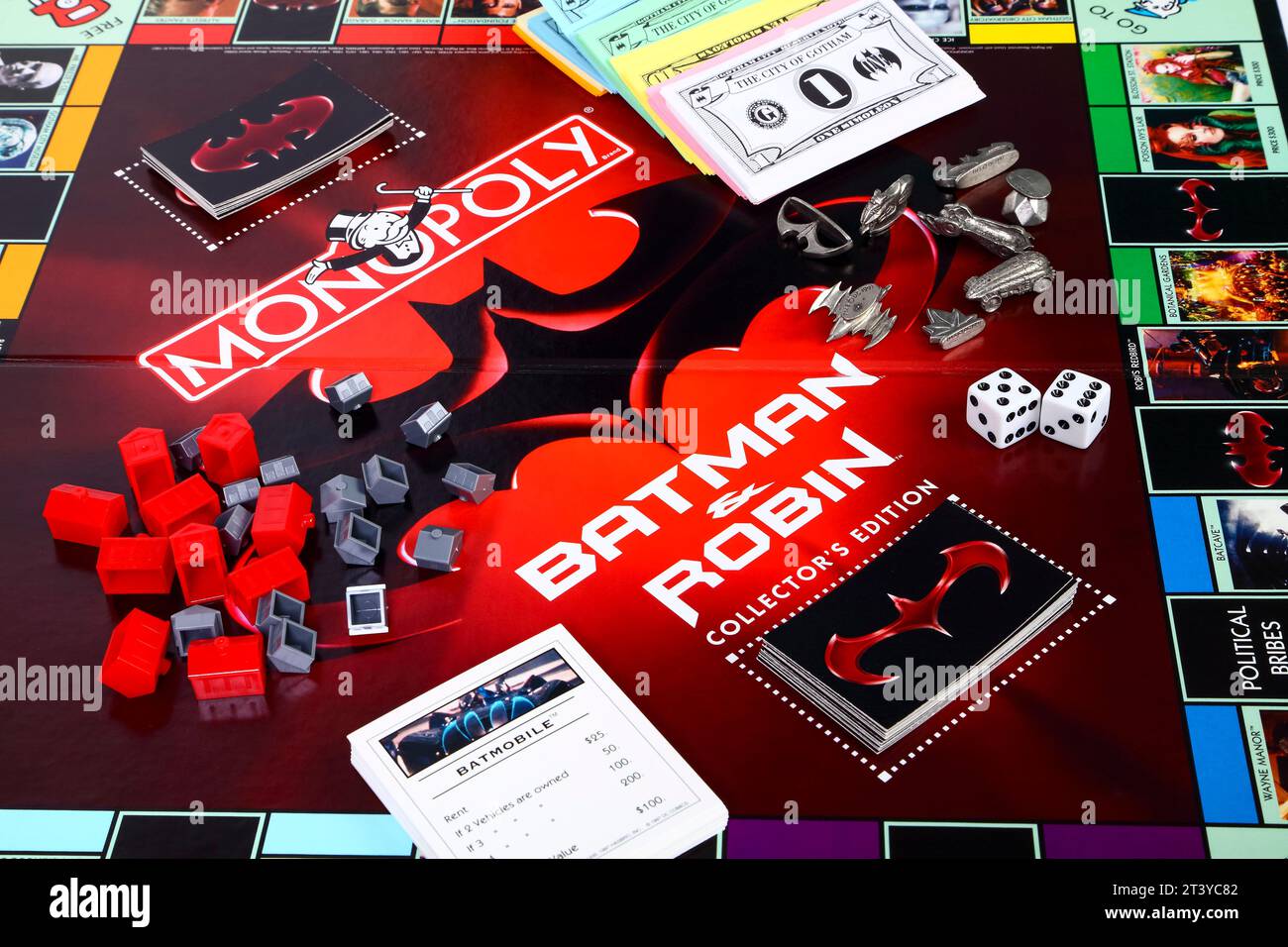 Monopoly Batman and Robin collectors edition of the popular board game ...