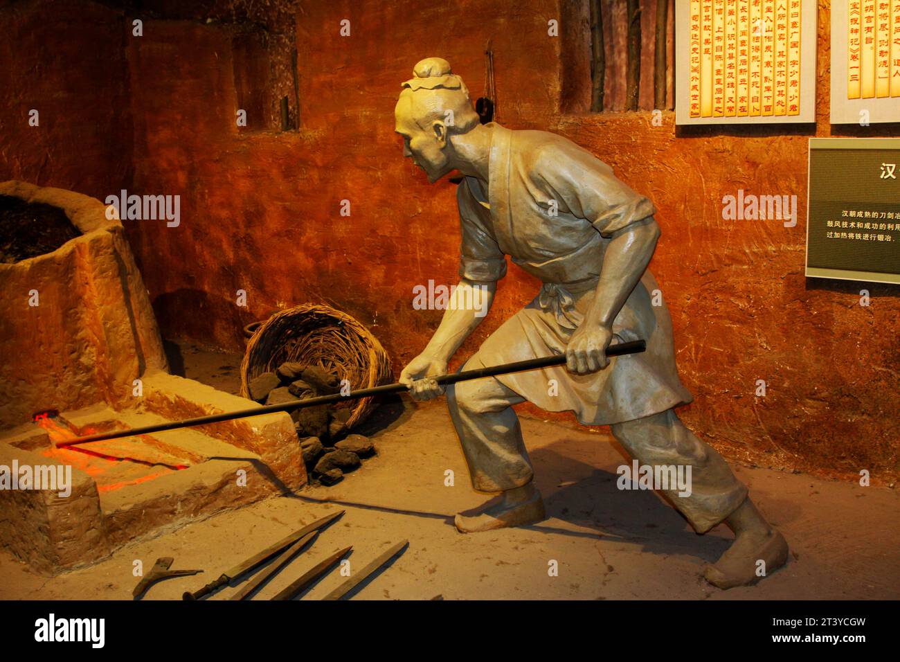 Smelting iron ancient hi-res stock photography and images - Alamy
