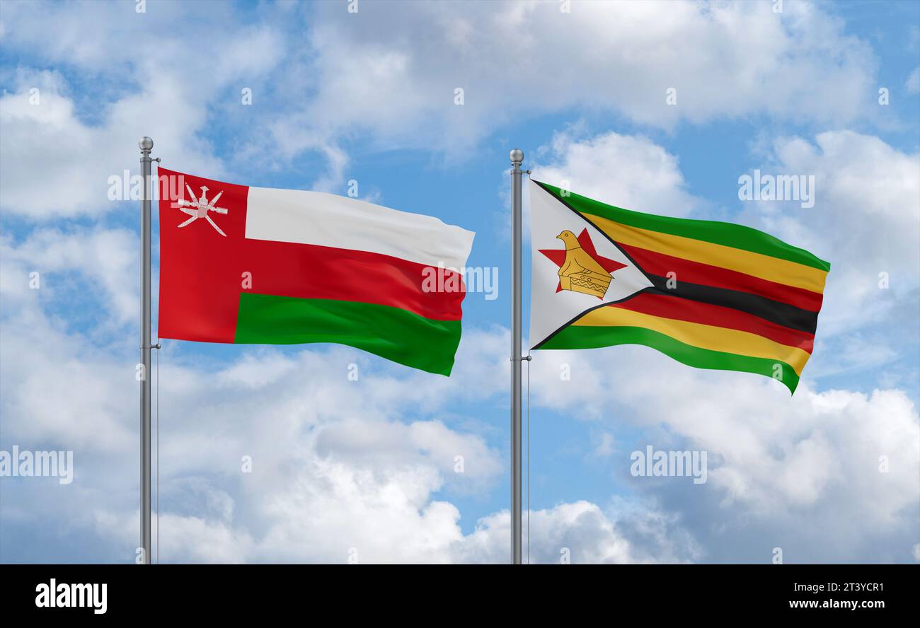 Oman zimbabwe flag hi-res stock photography and images - Alamy