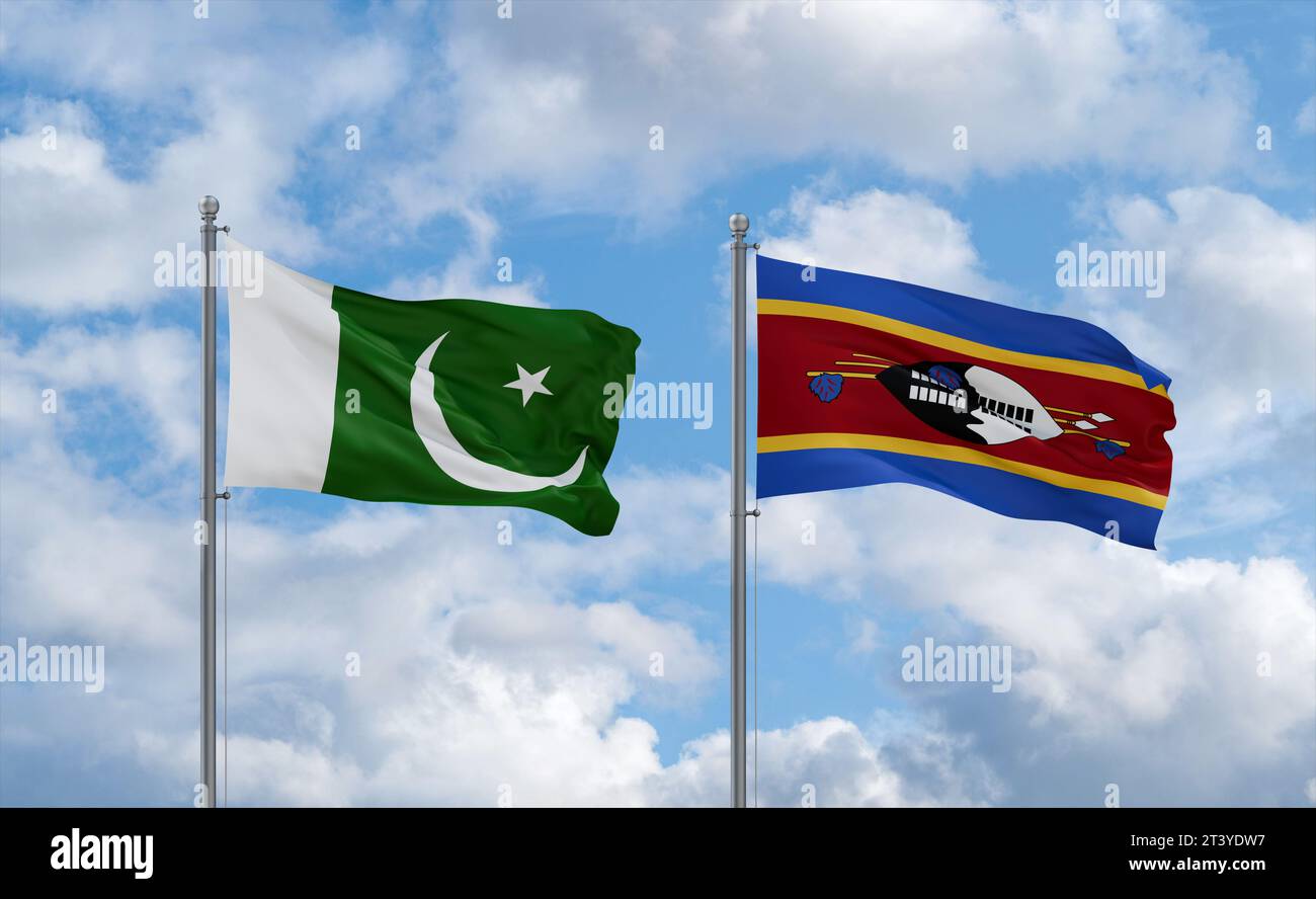 Pakistan eswatini flag hi-res stock photography and images - Alamy