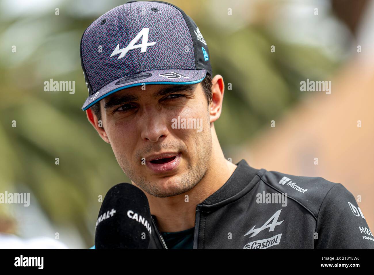 Mexico City, Mexico, October 26, Esteban Ocon, from France competes for ...