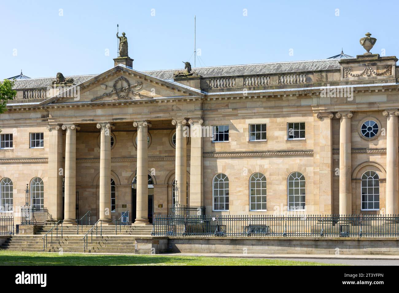 The Crown court building York Yorkshire England Stock Photo - Alamy