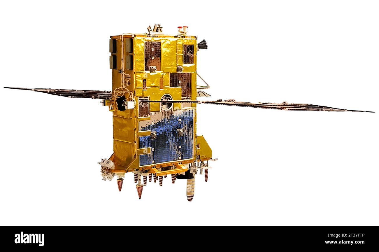 GLONASS-K Navigation satellite isolated on white background Stock Photo ...