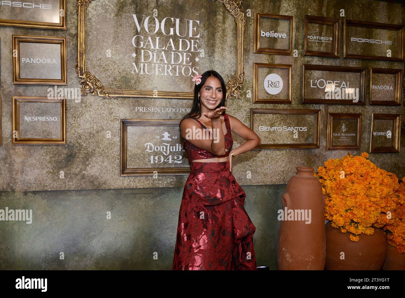 Mexico City, Mexico. 26th Oct, 2023. October 26, 2023, Mexico City, Mexico: Diana Flores Arenas ...