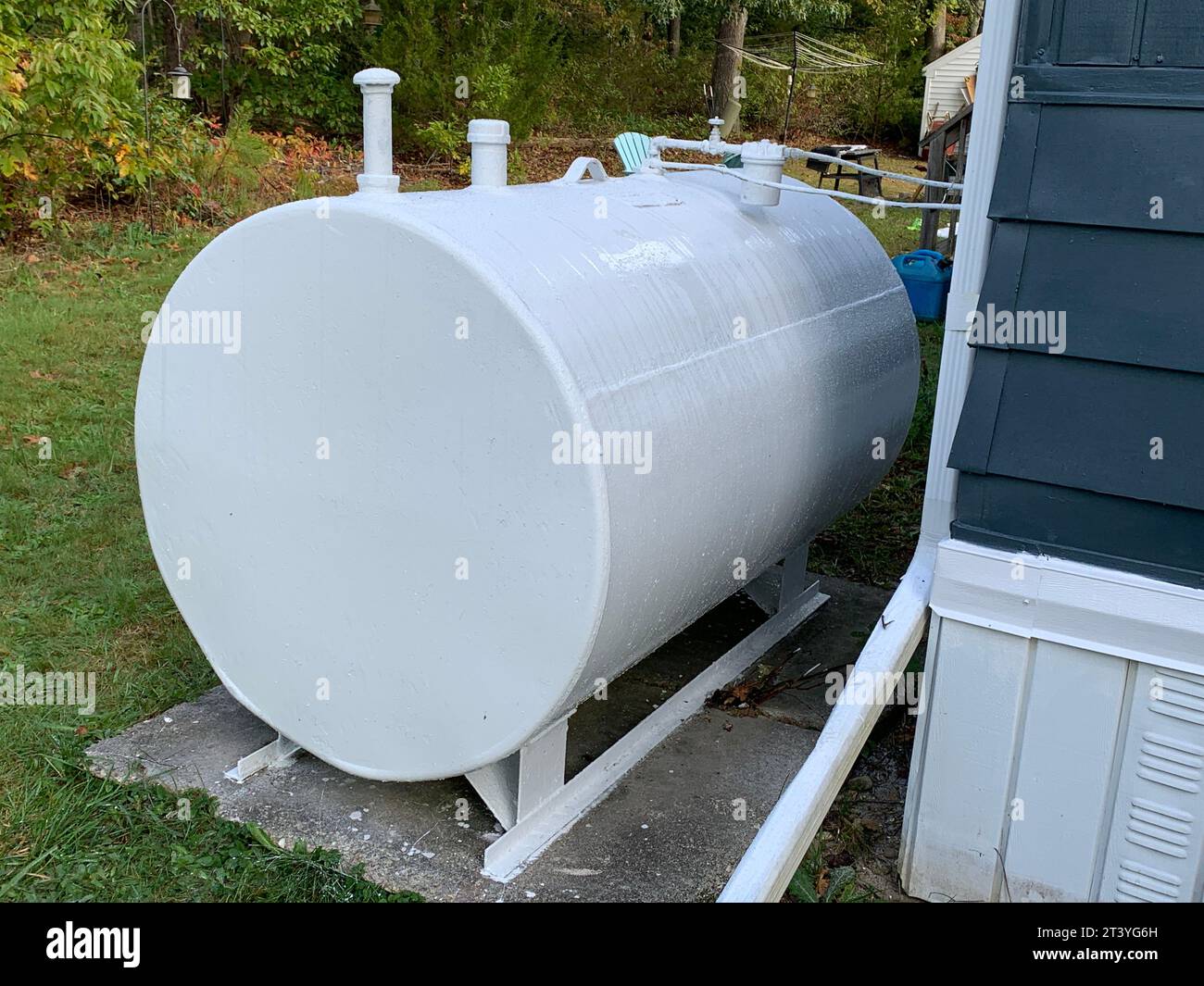 Heating oil tank hi-res stock photography and images - Alamy