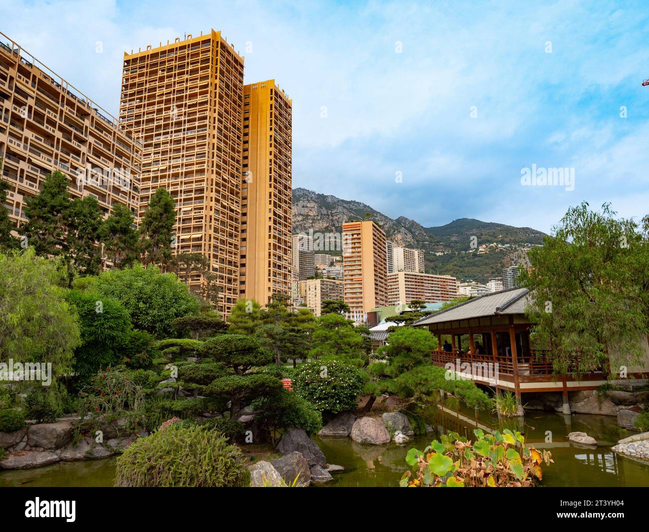 Image of the Japanese garden in Monaco during a summer day Stock Photo ...