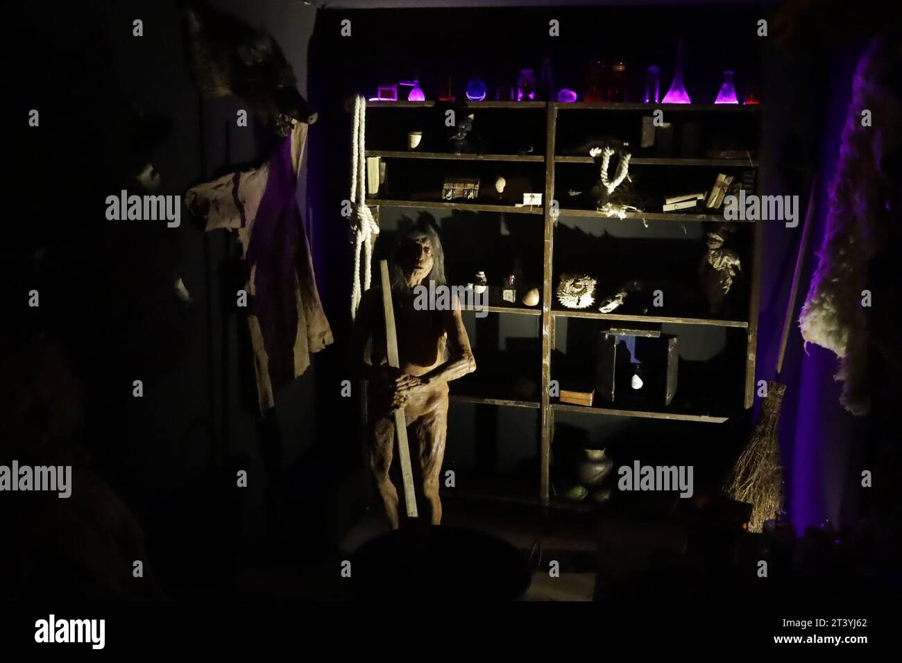 Mexico City, Mexico. 26th Oct, 2023. Malleus Maleficarum Exhibition ...