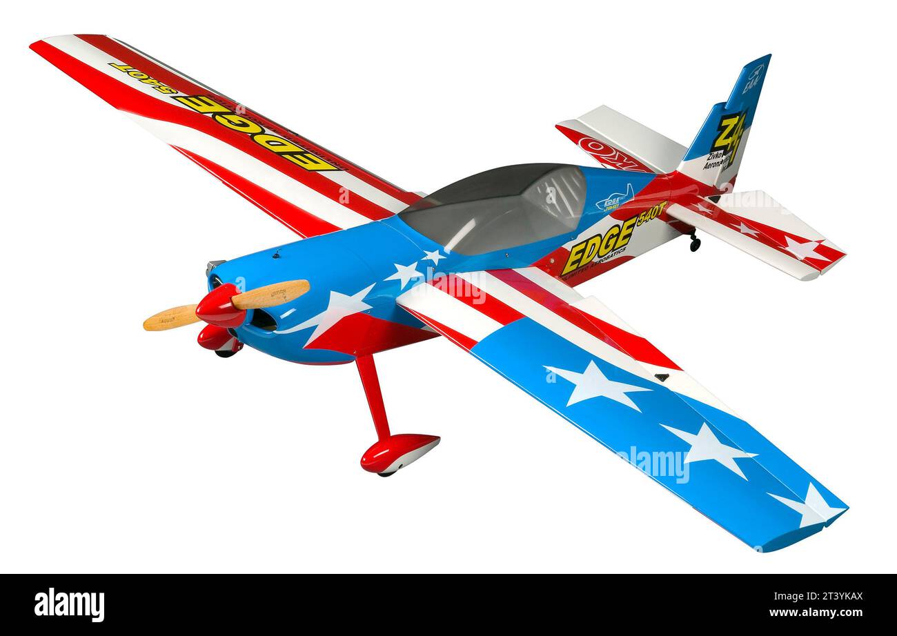 Radio controlled plane on white background Stock Photo - Alamy