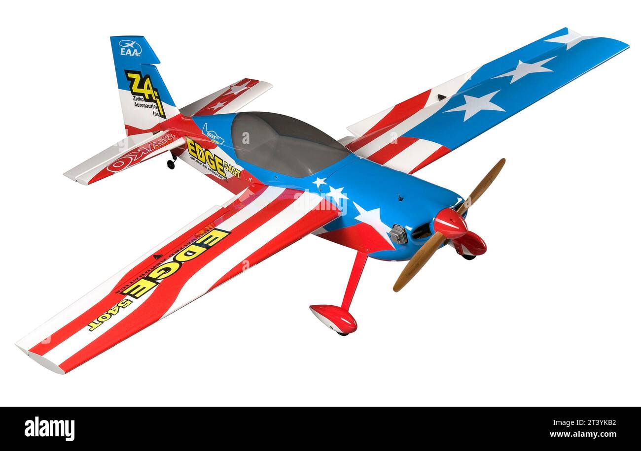 Radio controlled plane on white background Stock Photo - Alamy