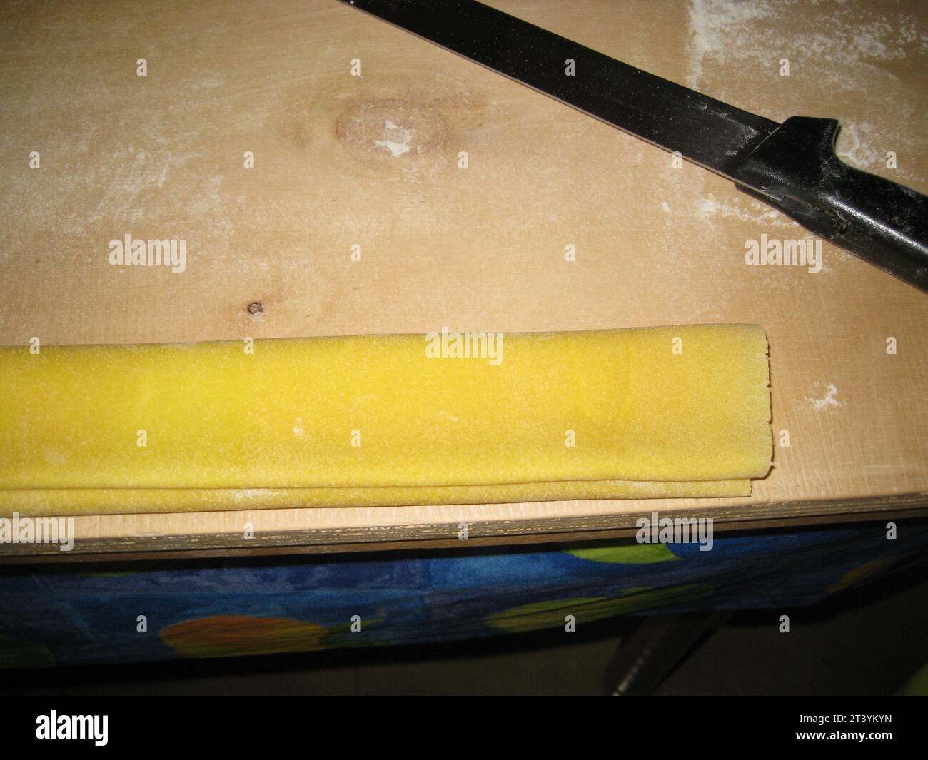 Homemade pasta shot at home Stock Photo - Alamy