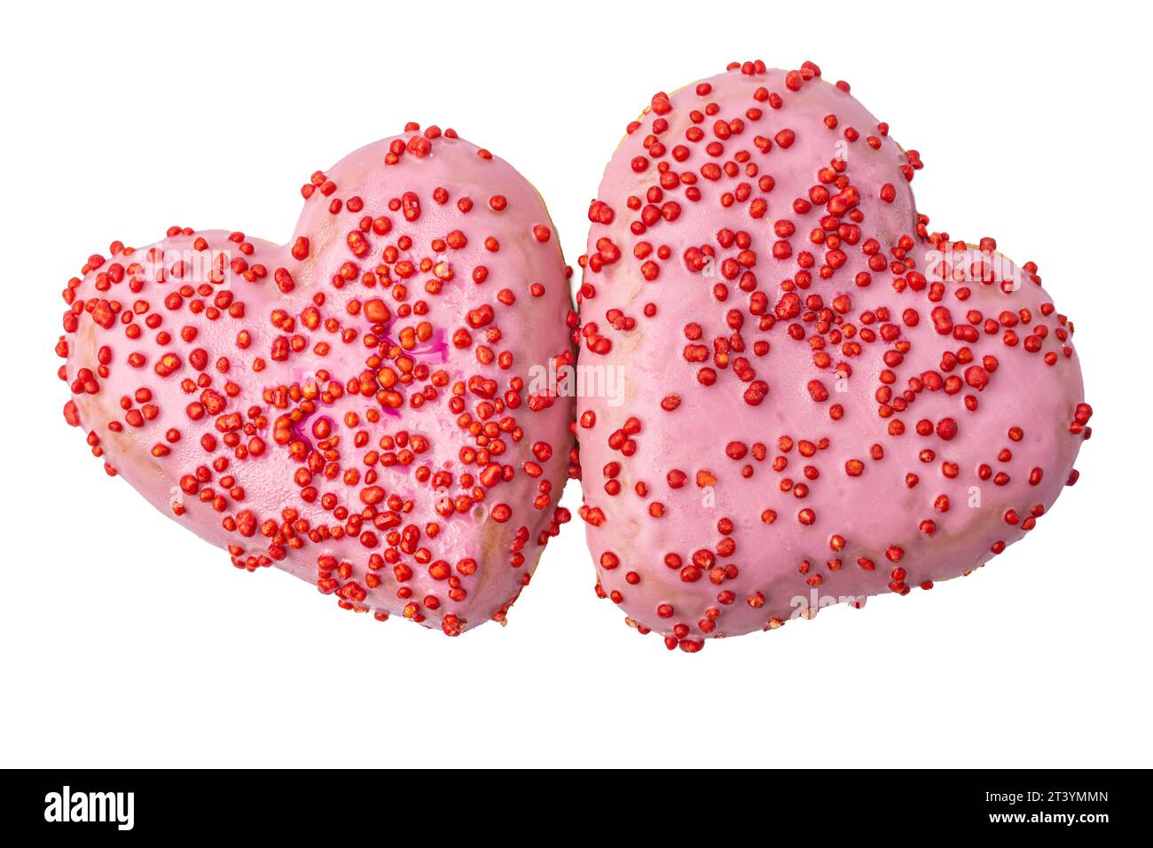 Candy pink heart illustration Cut Out Stock Images & Pictures - Alamy