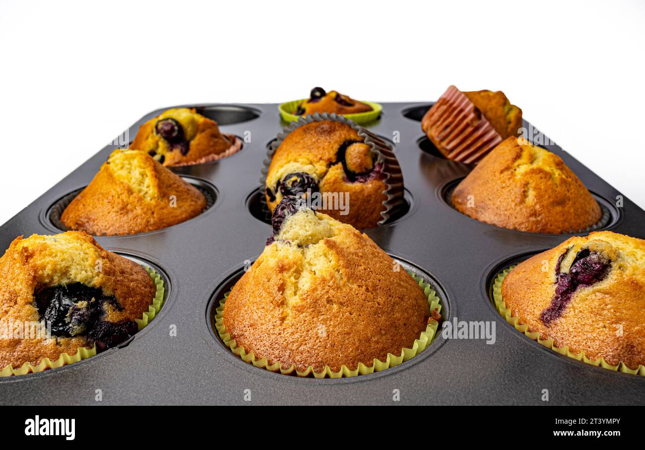 Muffin in baking dish hi-res stock photography and images - Alamy