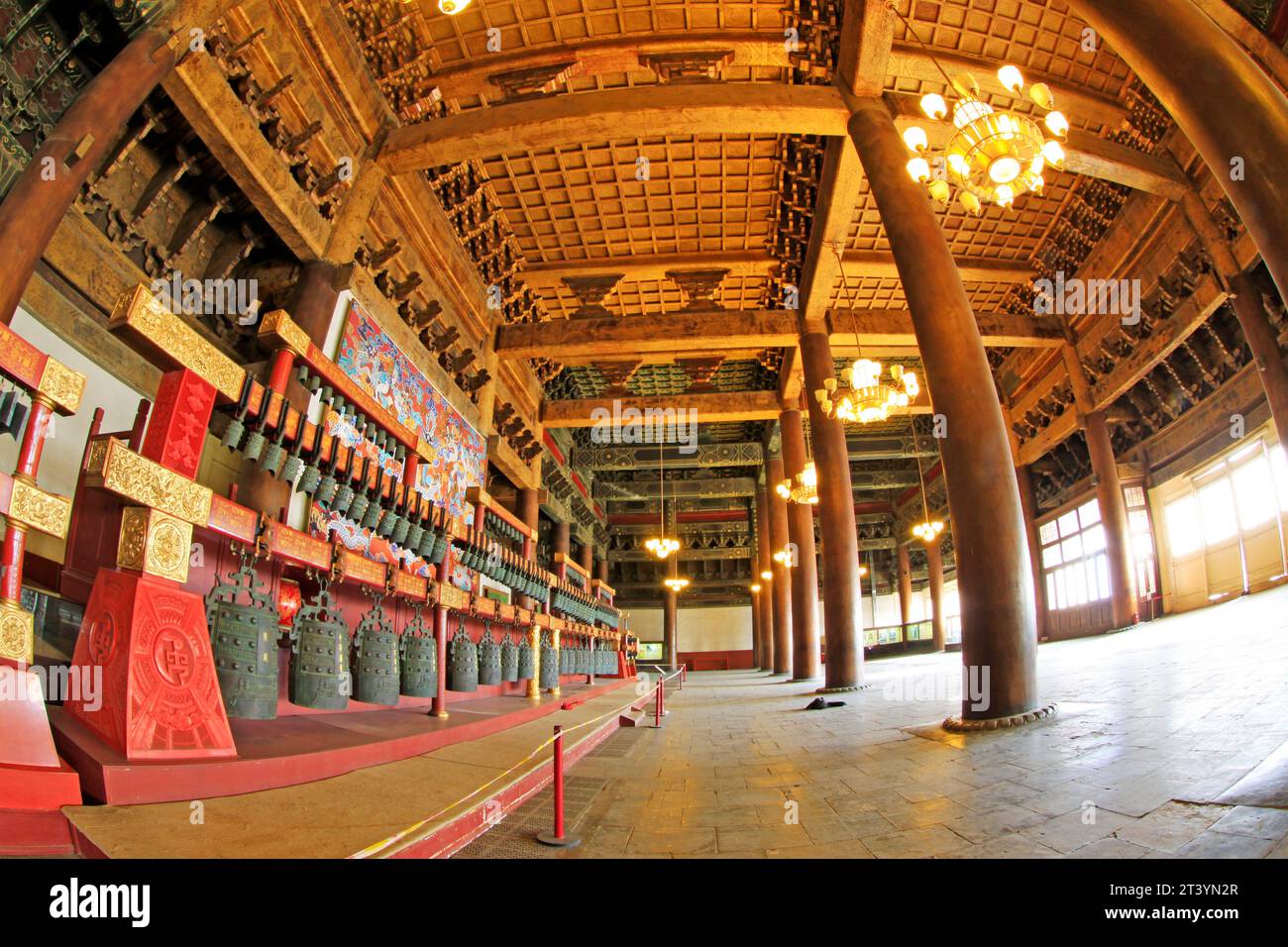 BEIJING - DECEMBER 22: The Chinese traditional style percussion ...